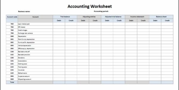 Accounting Journal Template Spreadsheet Templates For Business 