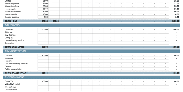 Expense Tracking Spreadsheet Template Tracking Spreadsheet Expense 
