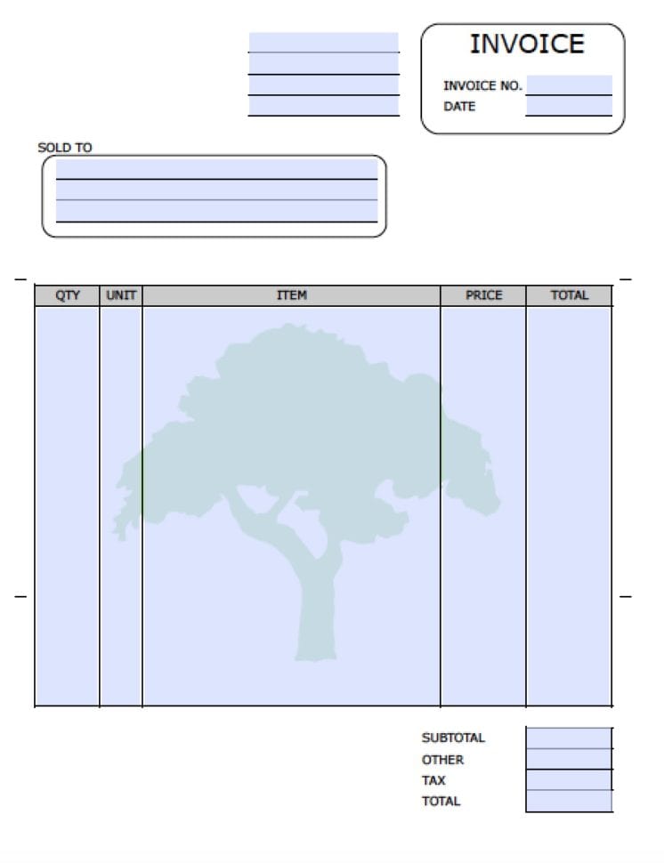 Rent Invoice Template Spreadsheet Templates For Busines Rent Invoice 