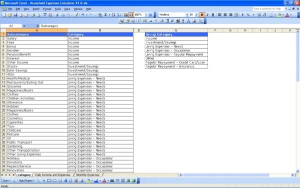 Excel Spreadsheet Template For Expenses Spreadsheet Templates For Busines Expense Reports Free 