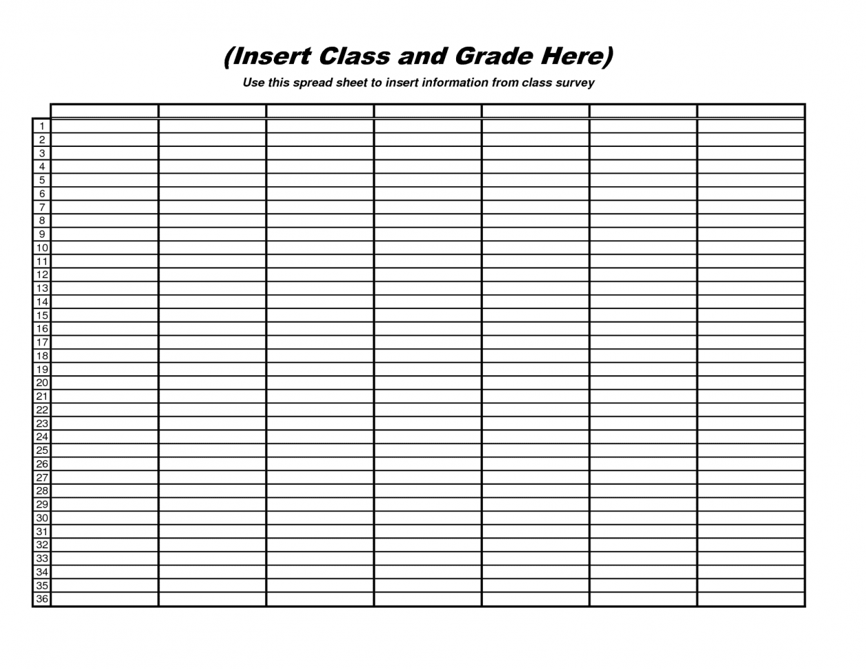 Free Blank Spreadsheet Downloads 1 Excelxo