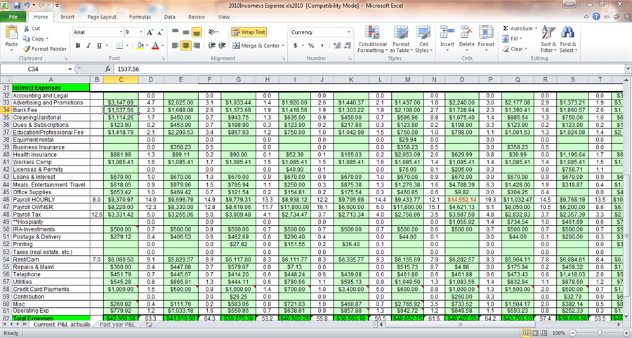 Expenses Spreadsheet Template For Small Business Excelxo