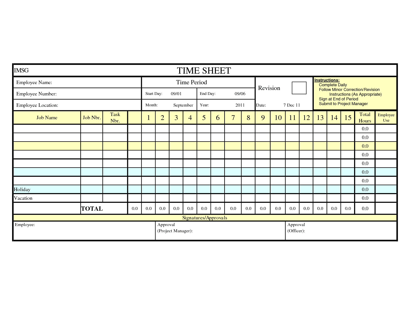 Time Spreadsheet Template Excelxo