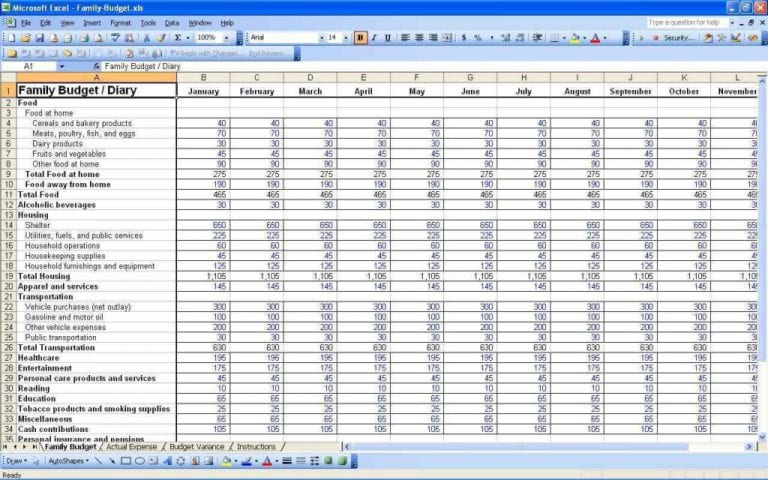 Church Budget Template Excel Free Excelxo