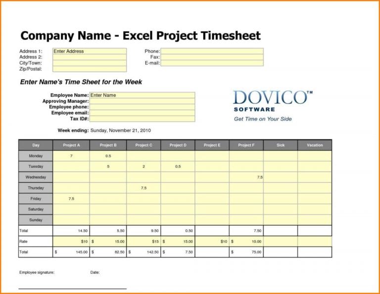 Google Spreadsheet Timesheet Excelxo
