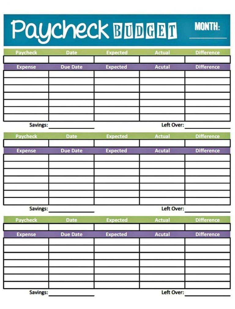 Monthly Expense Sheet Template Excelxo