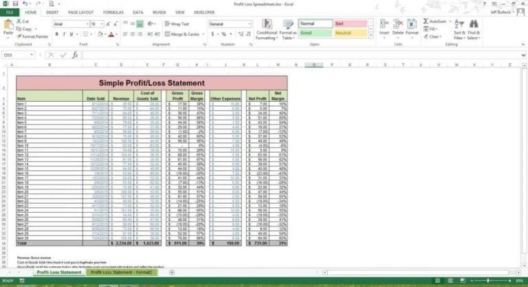 profit and loss account template excel — excelxo.com profit and loss account template excel — excelxo.com