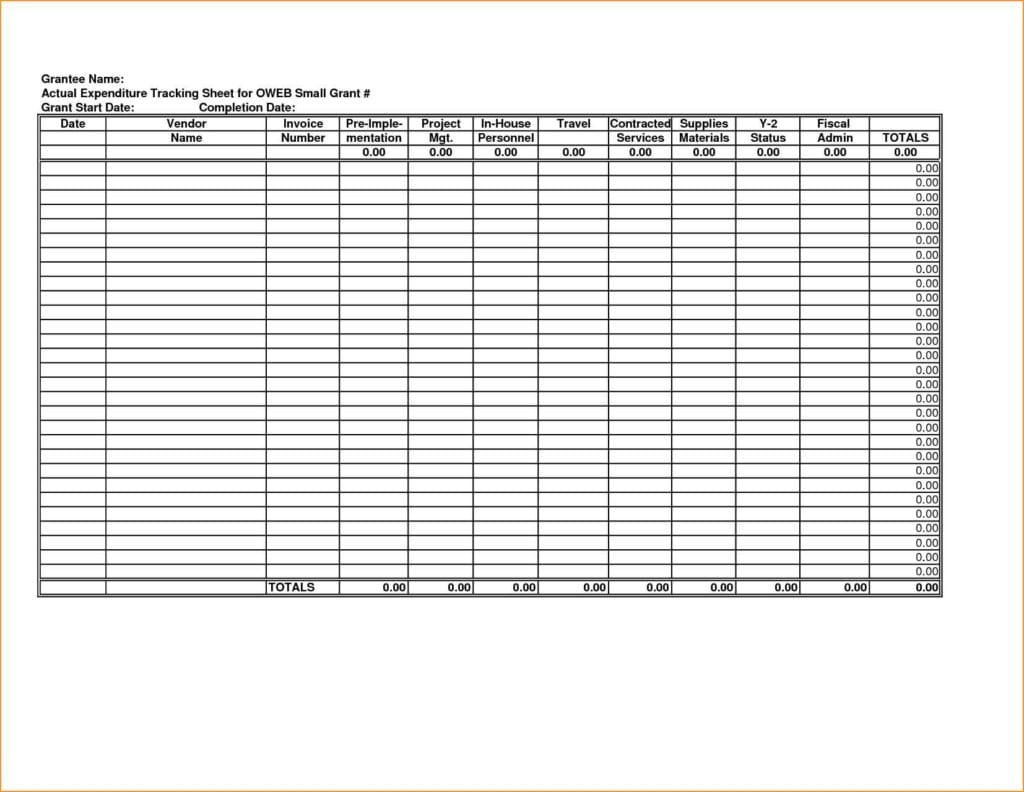 Sample Monthly Business Expenses Spreadsheet Excelxo