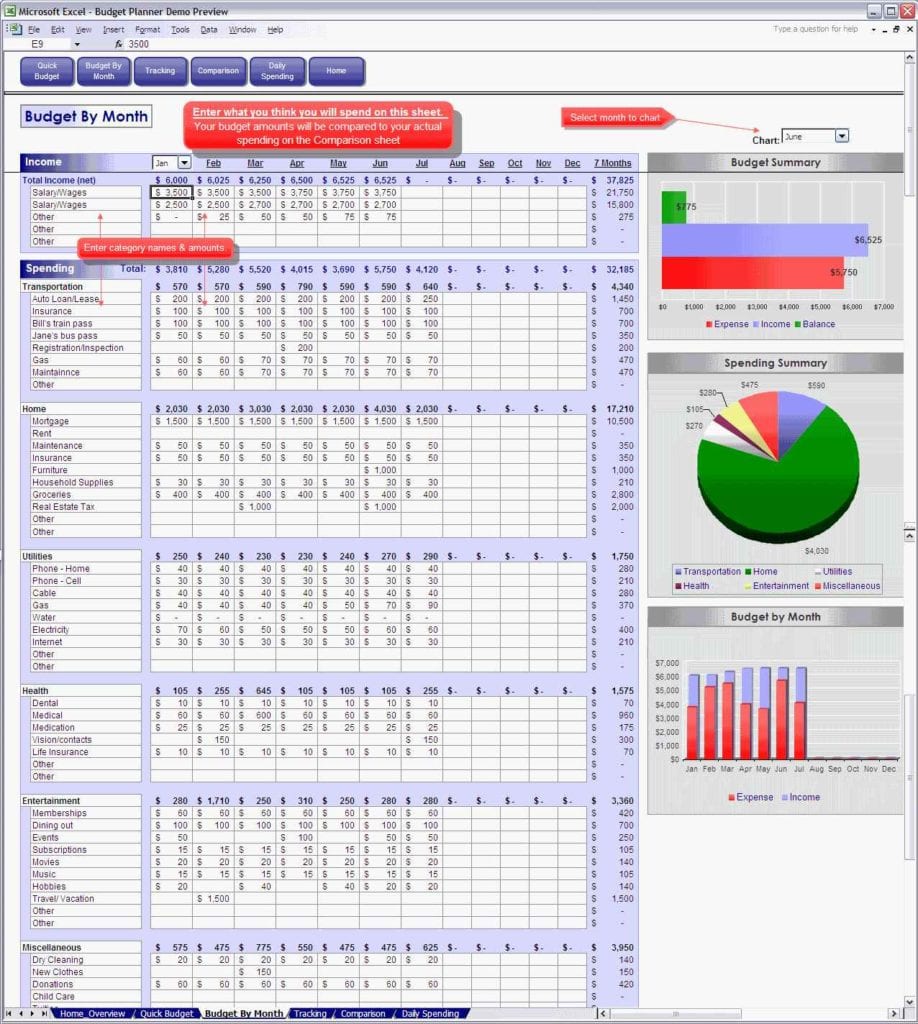 Semi Monthly Budget Spreadsheet 1 1 Excelxo