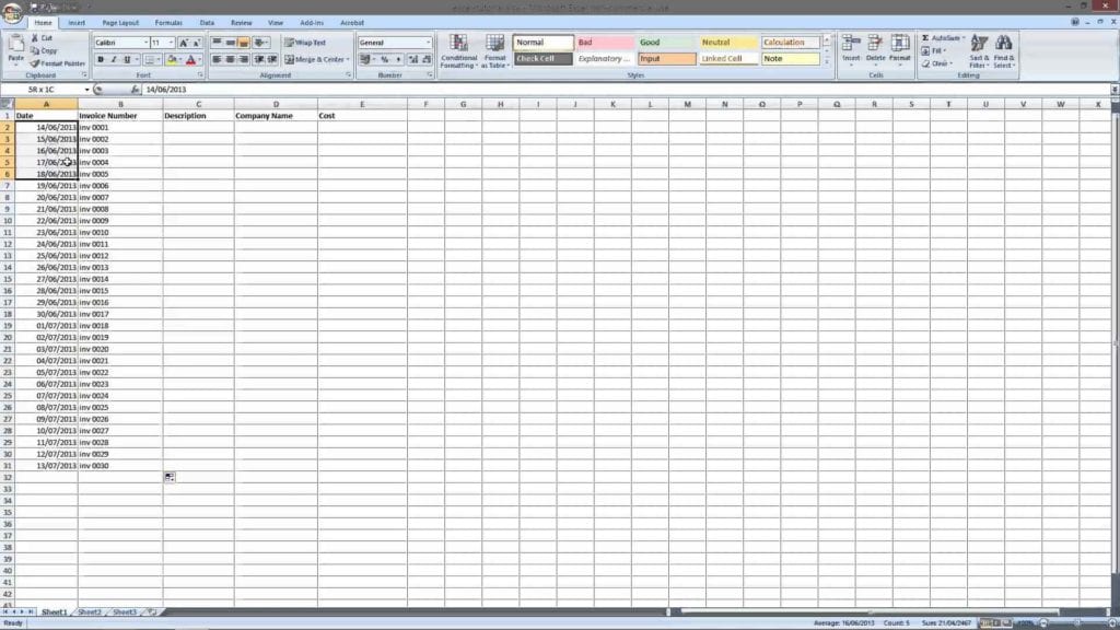 T Shirt Inventory Spreadsheet Excelxo