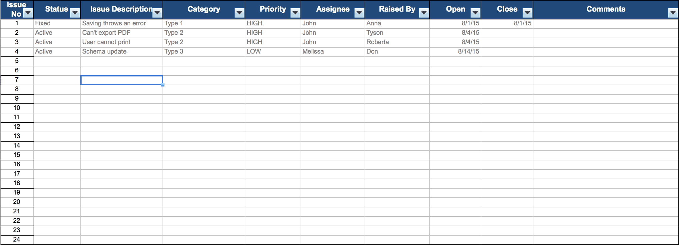 Action Item Tracker Sharepoint Excelxo