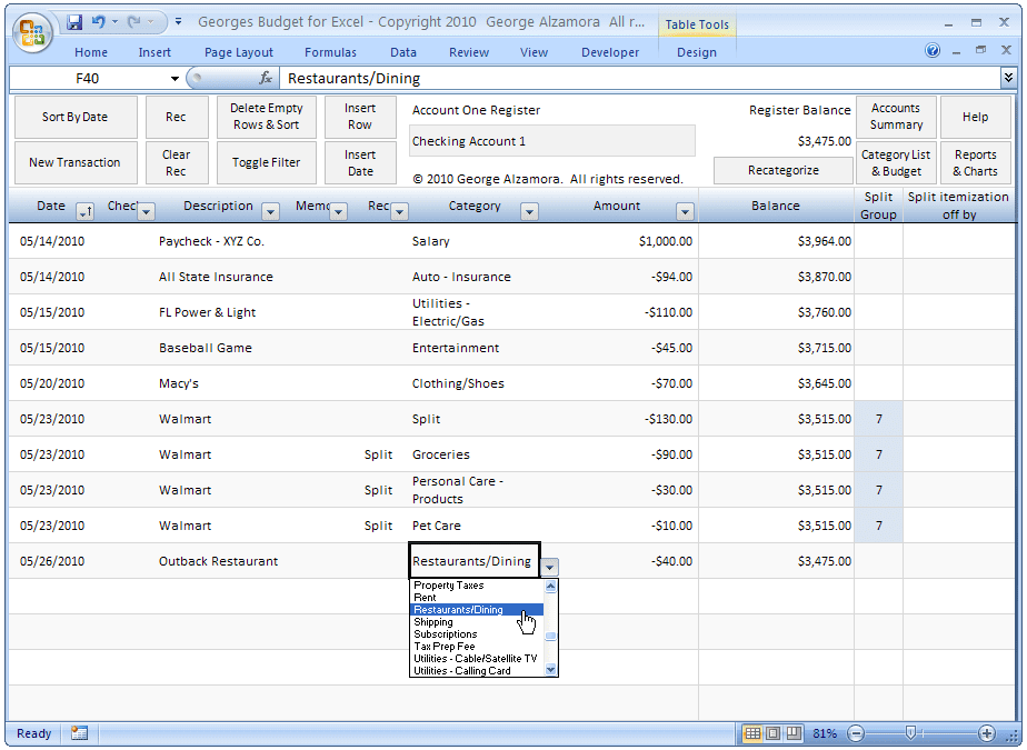 Free Checkbook Register Software Excelxo Free Checkbook Register Software Excelxo