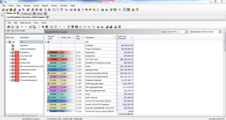 Sample Cost Breakdown Structure Excelxo