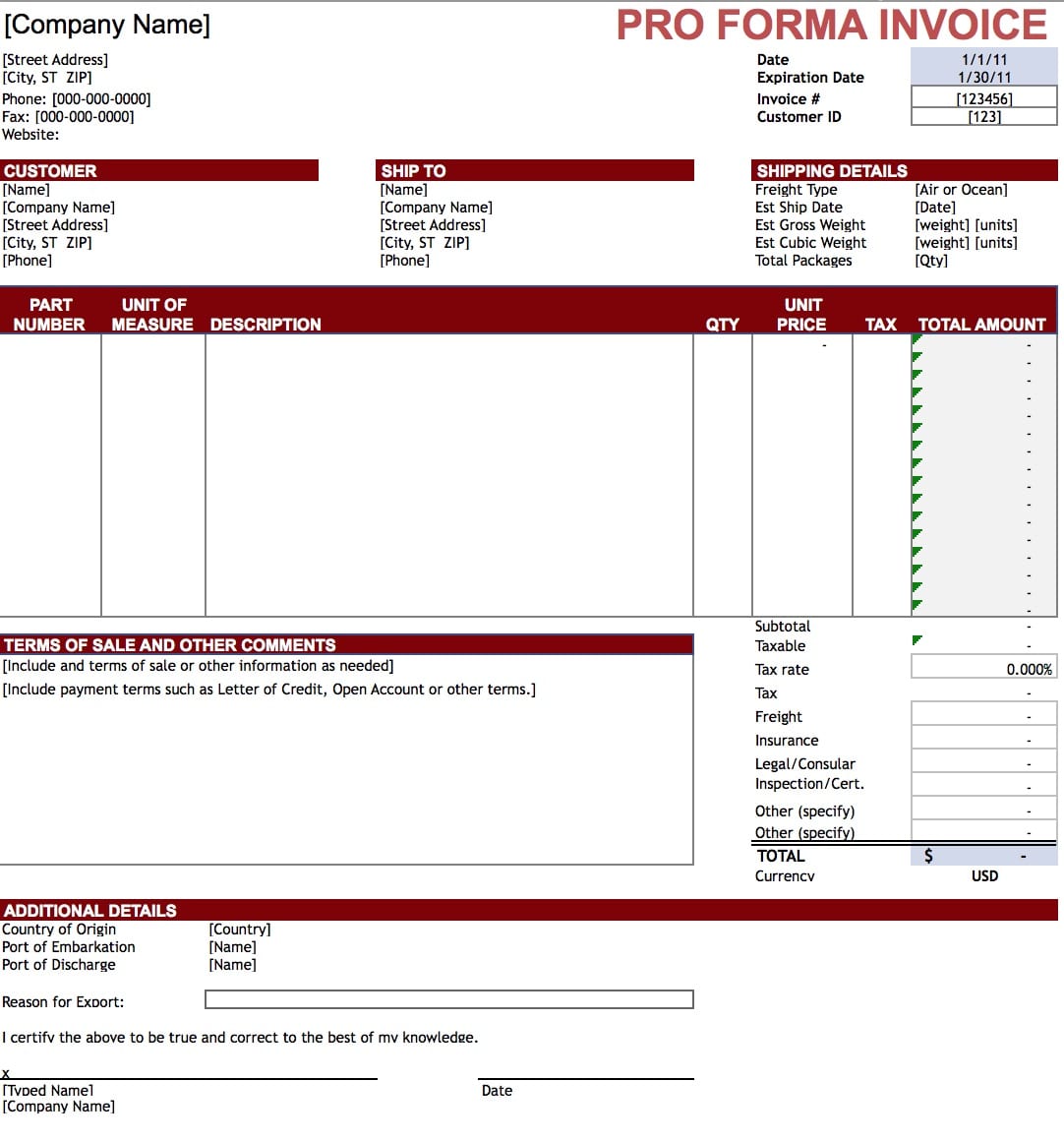 Makeup Invoice Template Excelxo