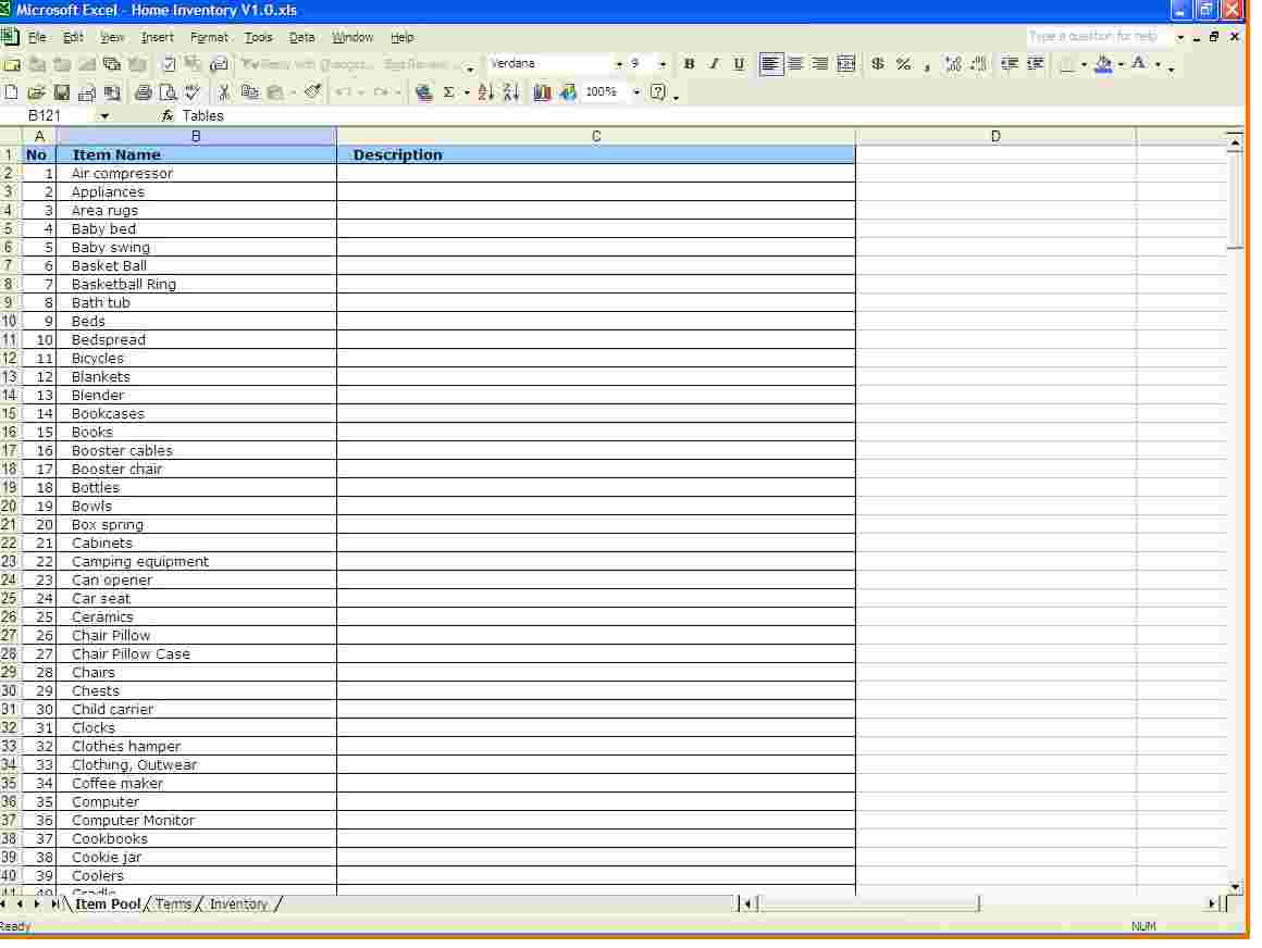 Inventory Spreadsheet Templates Excelxo