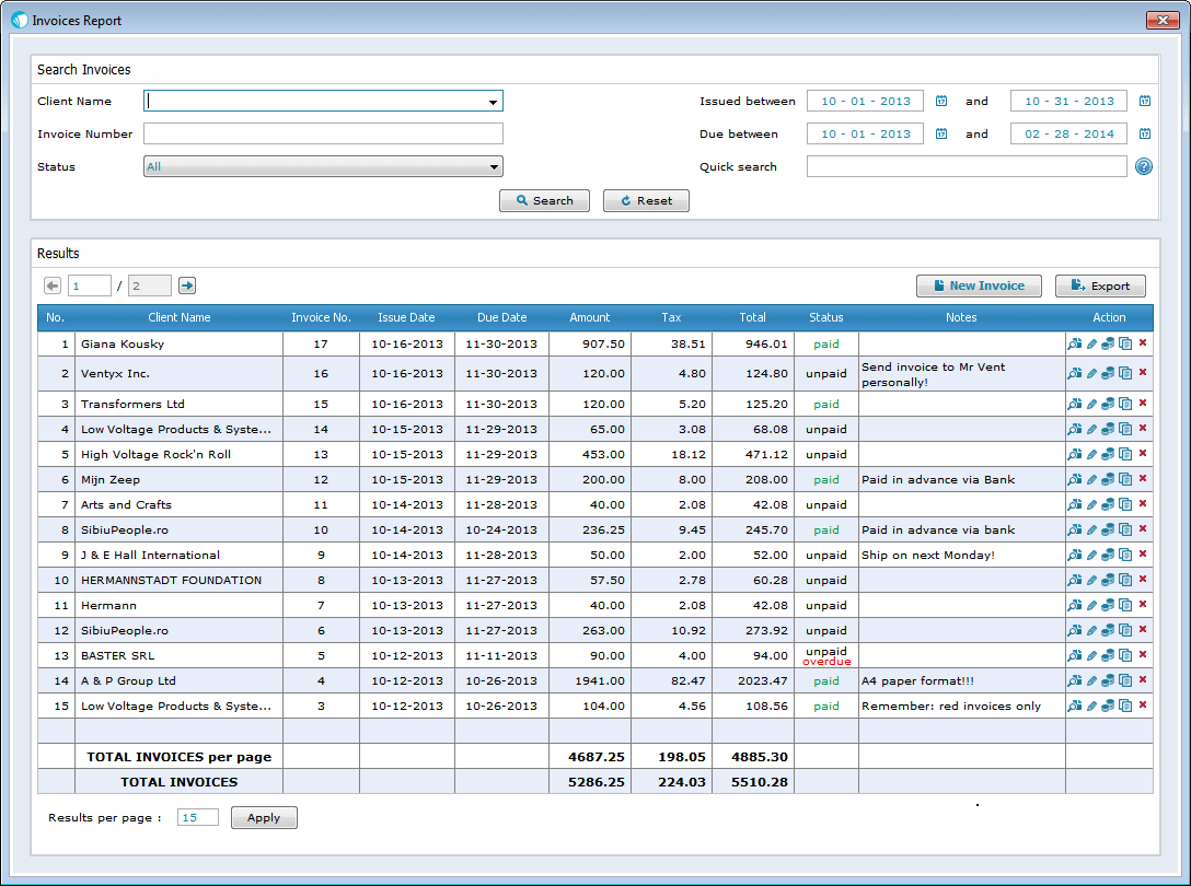 Invoice Billing Software