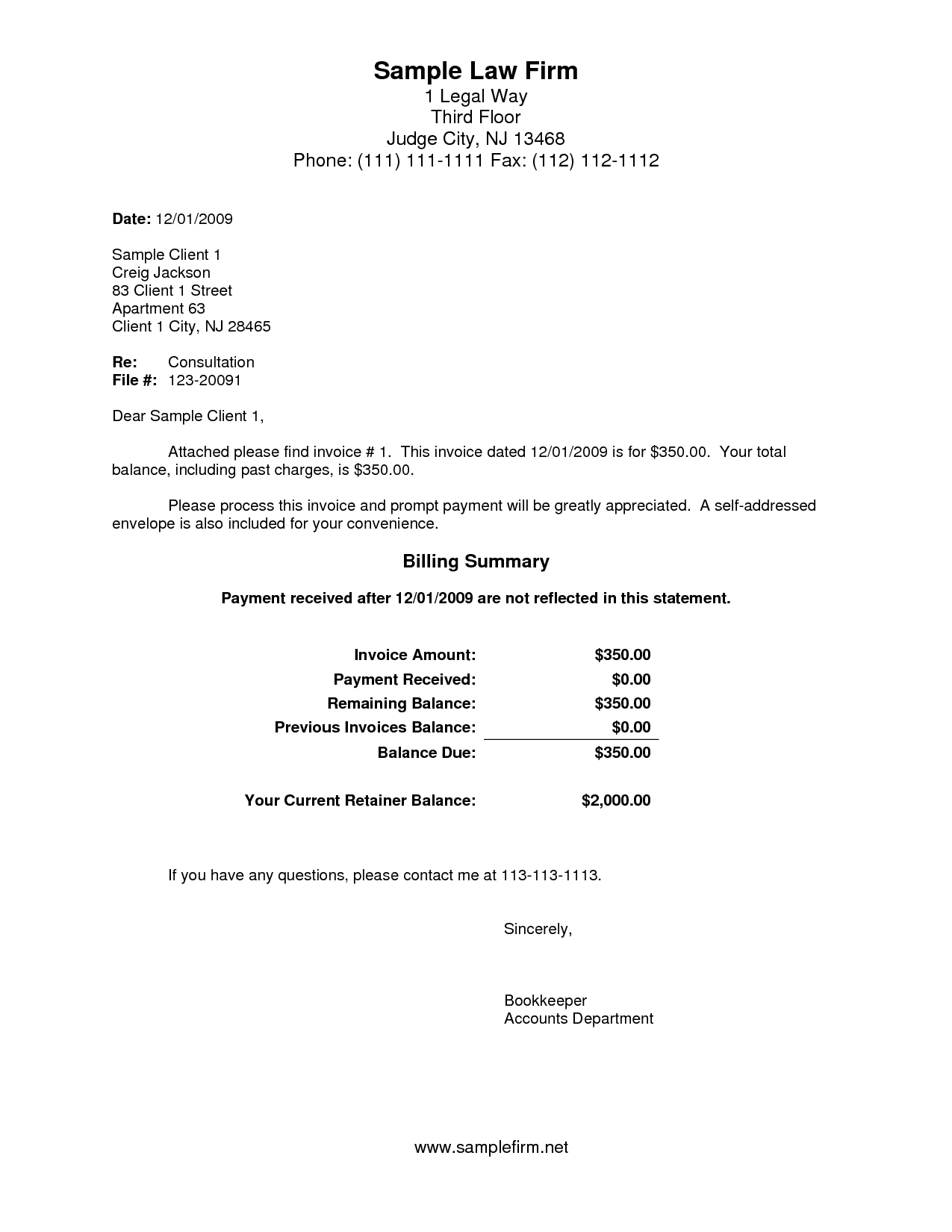 Legal Services Invoice Template Free Printable Templates